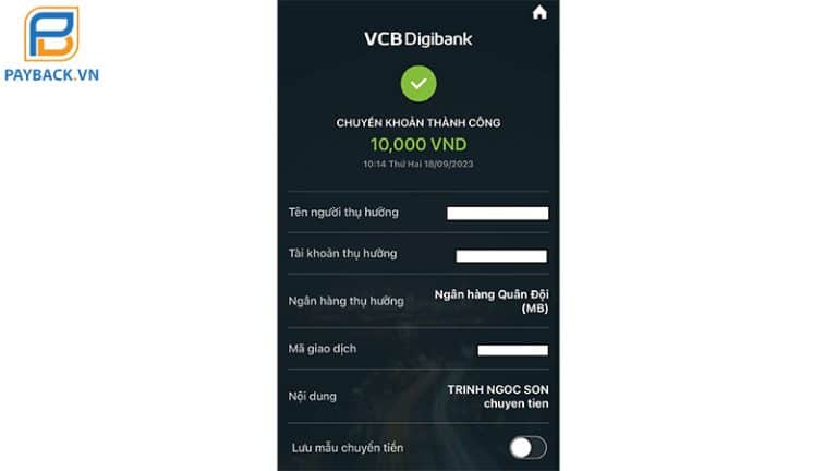 Bill chuyển tiền Vietcombank và cách tạo bill nhanh nhất