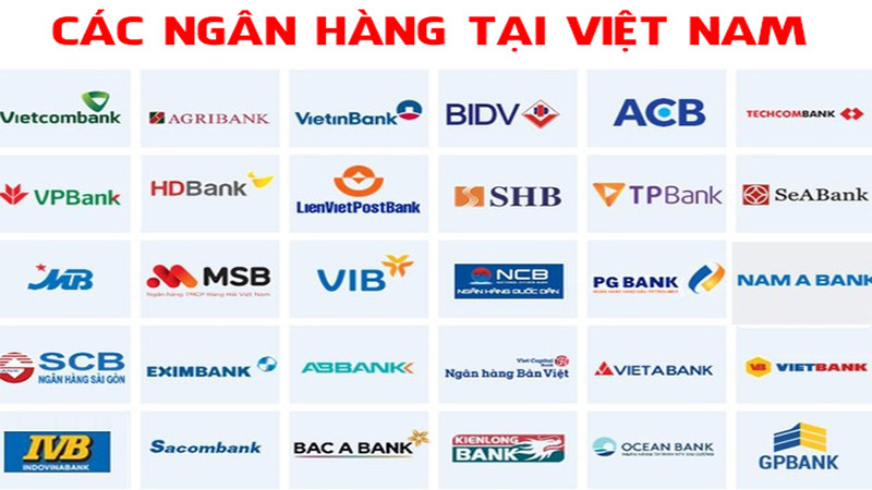 Các ngân hàng tại Việt Nam hiện nay